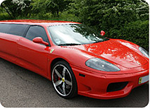 Ferrari Limo Inside
